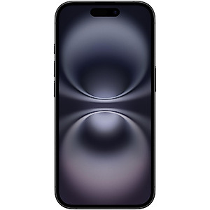 Apple iPhone 16, US Version, 128GB, Black - Unlocked (Renewed)