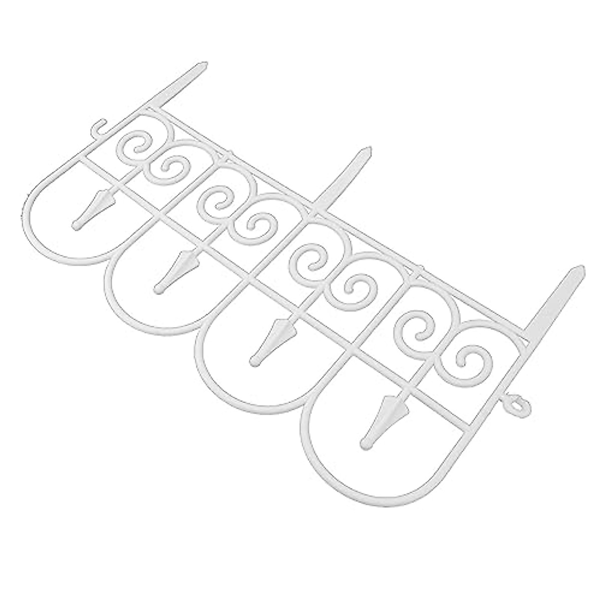 Small Decorative Garden Fence, 5 Panels PP Wire Fencing Border, Flower Edging Border Fence for Outdoor Yard Pathway Patio Landscape