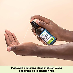 Sky Organics Men's Organic Castor Oil Hair & Scalp Serum for Hair, USDA Certified Organic to Moisturize, Support & Condition, 4 fl. Oz