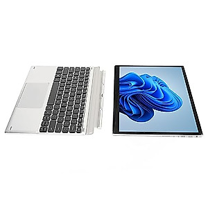 Acogedor 2 in 1 Laptop, 12.3 inch IPS Touch Screen Laptop, with Magnetic Keyboard, Dual Band 2.4GHz 5GHz WiFi, Support Microphone, Speaker, Bluetooth, Camera (16+1TB US Plug)