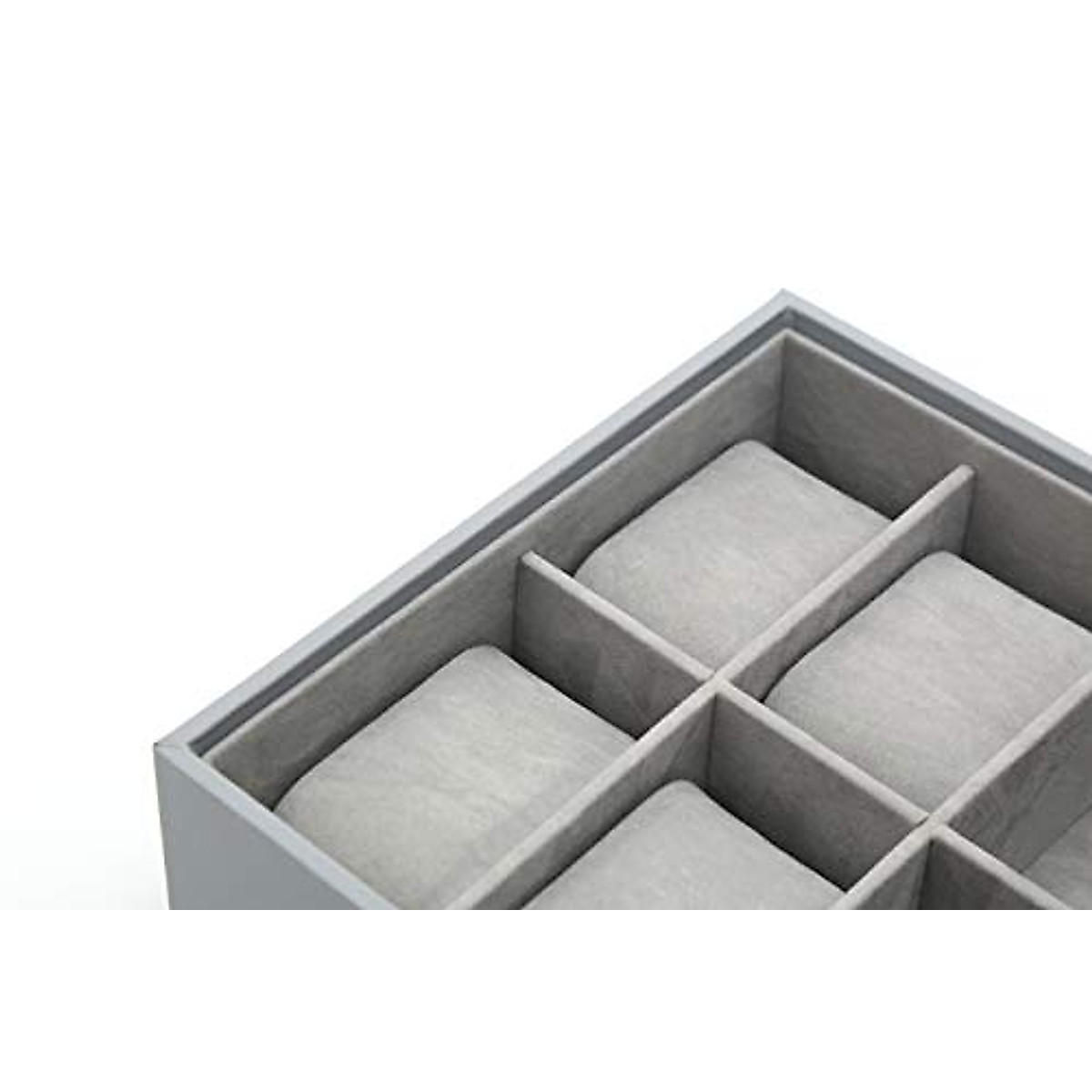 Magic Stackable Trays Closet Dresser Drawer Organizer for Accessories, Gadgets & Cosmetics, Storage Display Showcase Holder Box, Set of 2