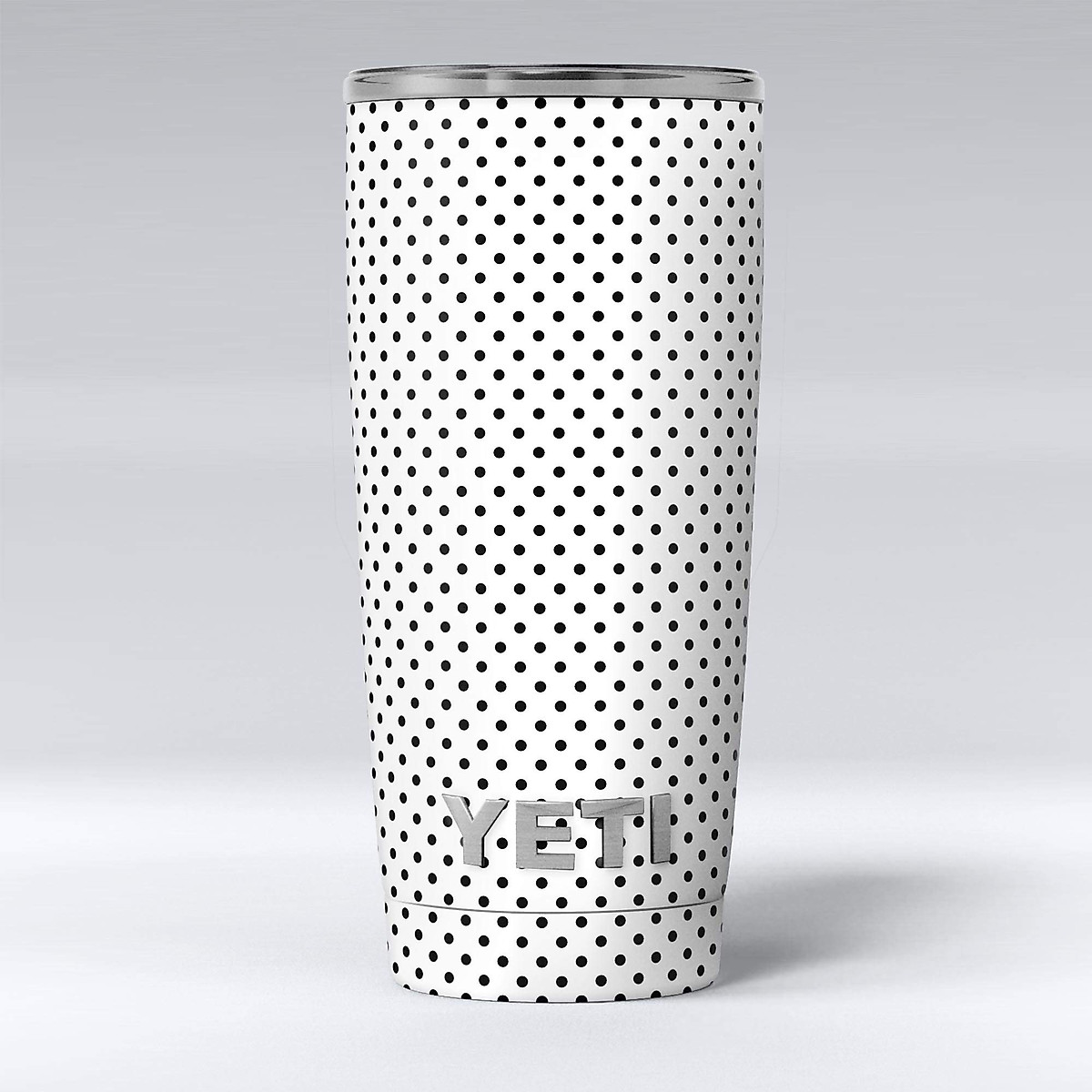 Design Skinz The Slate Black Micro Polka Dots - Skin Decal Vinyl Wrap Kit Compatible with The Yeti Rambler Cooler Tumbler Cups