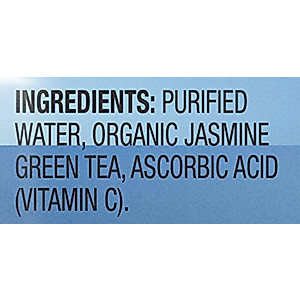 Teas' Tea Unsweetened Jasmine Green Tea 16.9 Ounce (Pack of 12) Organic, Sugar Free, 0 Calories