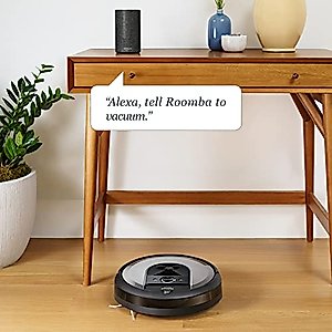 iRobot Roomba i6+ (6550) Robot Vacuum with Automatic Dirt Disposal-Empties Itself for up to 60 Days, Wi-Fi Connected, Works with Alexa, Carpets, + Smart Mapping Upgrade - Clean & Schedule by Room