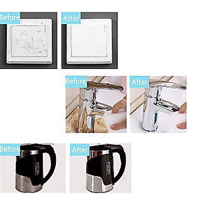 100 Pack Heavy Duty Magic Melamine Sponge Cleaning Eraser Wall Cleaner Foam Household Cleaning Kitchen Dish Sponge Eco-Friendly Stain Remover for Car,Furniture,Bathroom,Bathtub, Sink,Floor, Baseboard