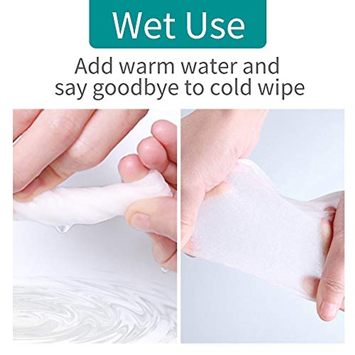 Winner Baby Dry Wipe, 100% Cotton, 600 Count Unscented Cotton Tissues for Baby’s Sensitive Skin