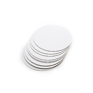 Fox Run Round Cake Base, Cardboard, 8-Inch, Pack of 12