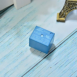 Comimark 5Pcs Original SONGLE SRD-12VDC-SL-C Mini Power Relay T73-12V 10A 12V 5 Pins