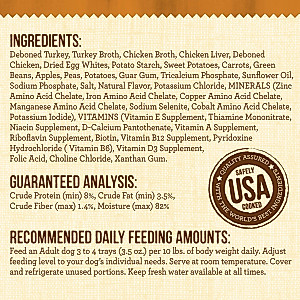 Merrick Lil’ Plates Premium Grain Free Natural, Soft Wet Dog Food For Small Dogs, Tiny Thanksgiving Day Dinner - (Pack of 12) 3.5 oz. Tubs