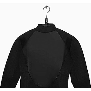 Niiwi Foldable Wetsuit Hanger,Fast Dry Vented Multi-Purpose Hangers for Surfing Scuba Diving Wet Suits (Black)