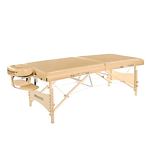 Master Massage 30" Belford Portable Massage & Exercise Table Package, Cream Luster, 1count