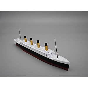 TheRoller3d RMS Titanic Model Ship 1 Ft Long Assembled, Historically Accurate Titanic Replicas