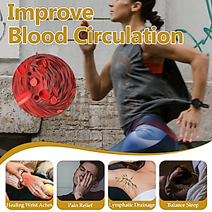 Feraco Magnetic Bracelets for Women Titanium Steel Bracelet with Ultra Strength Magnets & Sparkling Crystals Christmas Gifts for Women (Silver)