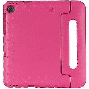 Golden Sheeps Kid Friendly Case Compatible for Lenovo Tab M10 Plus (TB-X606F) 10.3" FHD Android Tablet Shockproof Ultra Light Weight Convertible Handle Stand Cover (Rose)