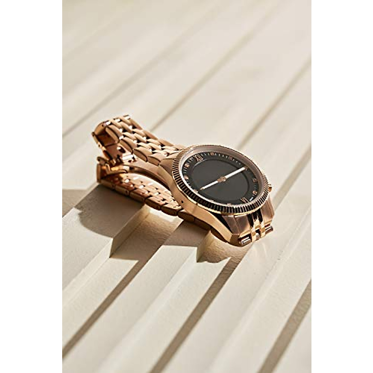 Fossil Women's 38mm Scarlette Mini Stainless Steel Hybrid HR Smart Watch,Fitness Tracker, Color: Rose Gold (Model: FTW7043)