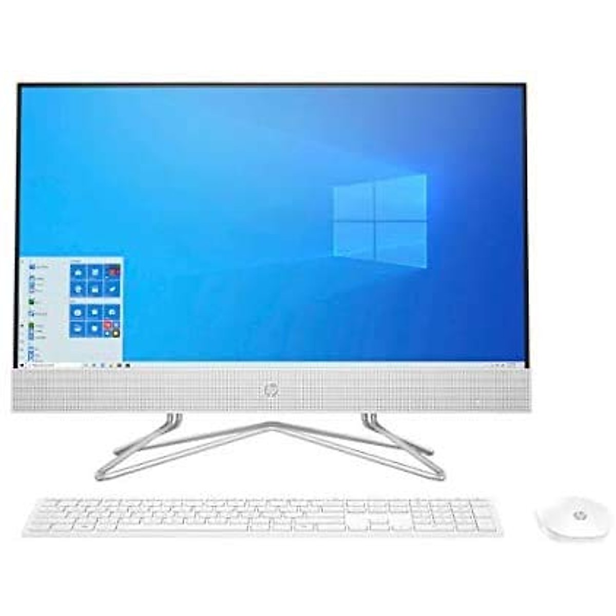 HP 23.8" Touchscreen IPS FHD WLED backlit All-in-One Desktop, AMD Ryzen 3 3250U, 8GB DDR4, 1TB 7200RPM HDD + 256GB PCIe NVMe SSD, Optical Drives, WiFi, Bluetooth, Camera, Media Card Reader, Windows 10