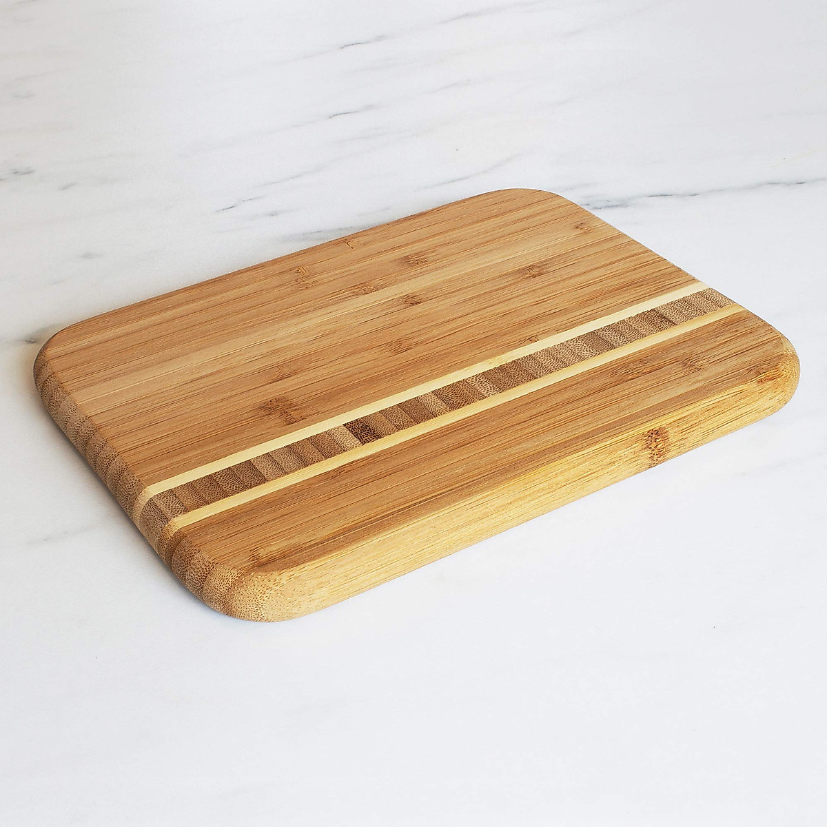 Totally Bamboo Barbados Bamboo Wood Cutting Board, 9" x 6.5"