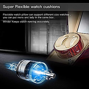 JQUEEN Double Watch Winder with Quiet Japanese Mabuchi Motor