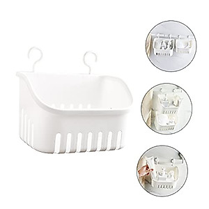 BESPORTBLE Hanging Storage Basket Toy Baskets Tub Organizer for Bathtub Bath Toy Storage Basket Shower Head Bathroom Organizer Bathroom Pantry Holder Shower Supply Hanging Shower Basket