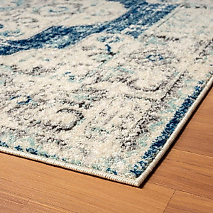 LUXE WEAVERS Oriental Medallion Indoor Area Rug, Blue, 8x10