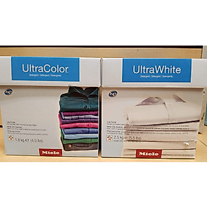 Miele Powder Detergent Bundle - Ultra Color and Ultra White 48 Loads Each (2.5 KG Each)