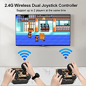 Handheld Game Console, Plug and Play Wireless Video Retro Game Console HDMI Output TV Stick,2 Wireless Joysticks Controllers, Best Gifts Choice for Kids, Children,Adults