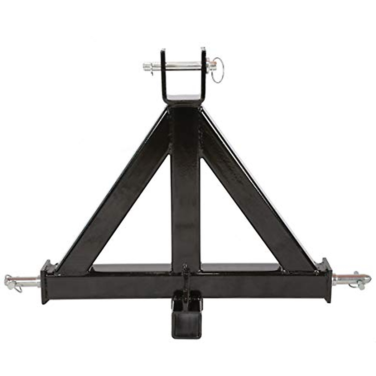 Heavy Duty 3 Point 2" Receiver Trailer Hitch Category 1Tractor Tow Drawbar Pull Stabilizer for BX Kubota John Deere LM25H WLM Tractor NorTrac Kioti Yanmar Cat