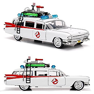 Jada Toys Hollywood Rides: Ghostbusters ECTO-1 White 1: 24 Scale
