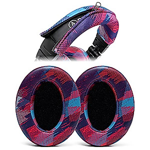 WC PadZ & BandZ Bundle - Replacement Earpads and Headband Cover for ATH M50X and M Series Headphones | Speed Racer Pack