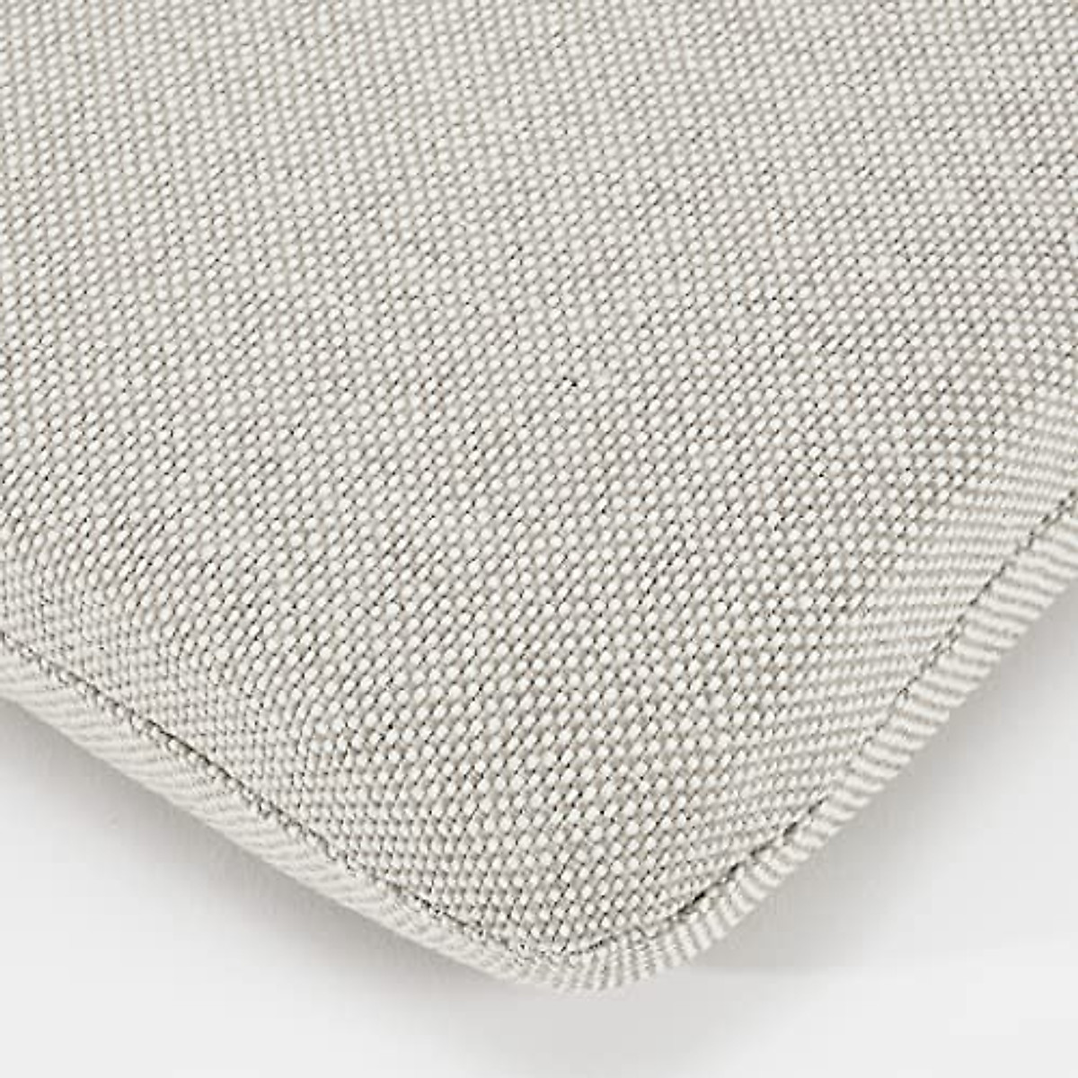 Klear Vu Rumba Adirondack Outdoor Chair Cushion with Ties for Patio Furniture, Water-Repellant and UV Resistant, Premium Fabric, Back Pillow and Headrest, 20"x20", 3 Piece Set, Beige