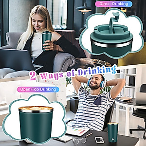 17oz Insulated Travel Coffee Mug with Flip Lid – Leakproof Stainless Steel Insulated Coffee Tumblers, Portable Thermos Cup for Hot & Cold Drinks, Perfect for Camping & On-the-Go