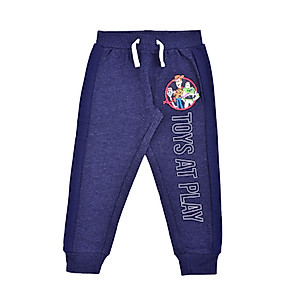 Disney Toy Story Boys 2 Pack Pants for Toddlers and Big Kids Light Grey