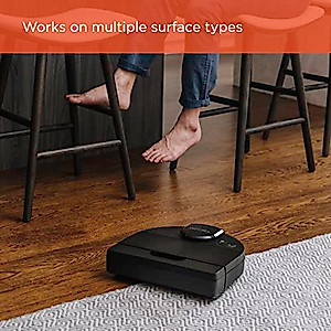 Neato D9 Intelligent Robot Vacuum Cleaner–LaserSmart Nav, Smart Mapping, Cleaning Zones, WiFi Connected, 200-Min Runtime, Powerful Suction, Turbo Clean, Corners, Pet Hair, XXL Dustbin, Alexa. 945-0445