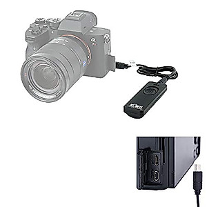 Kiwifotos Remote Control Shutter Release Cord for Sony A6000 A6100 A6600 A6500 A6400 A6300 A7IV A7III A7II A7 A7R V IV A7RIII A7RII A7R A7SIII A7SII A7S A1 A9 ZV-1 RX100 VII VI VA V III RX10 IV & More