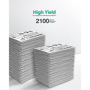 069 Toner Cartridge Compatible Replacement for Canon 069H for imageCLASS MF753Cdw MF751Cdw LBP674Cdw Printer (2 Black)