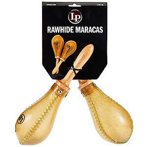Latin Percussion LP393-RH Salsa Rawhide Maracas Nat'Rl