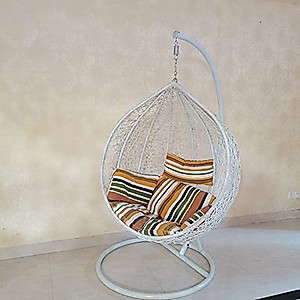 Hammock Chair Hanging Swing Spring - 700LB Capacity Hammock Spring for Hanging Basket Chairs Hammock and Porch Swings (Silver)