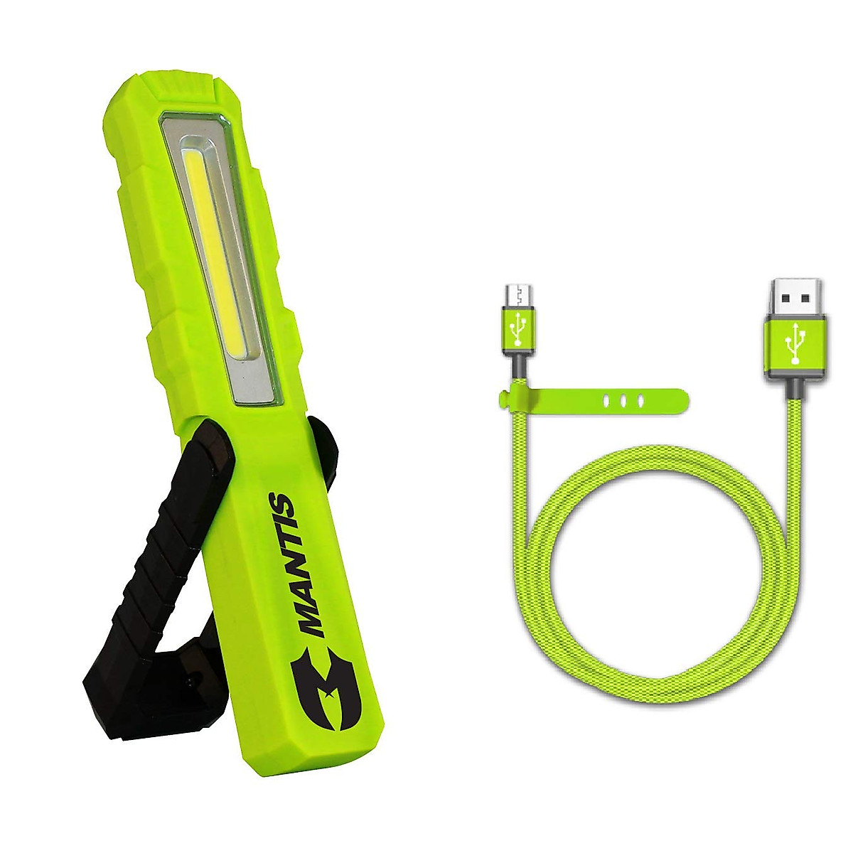 Clore Automotive Light-N-Carry LNCMINI "MANTIS" Rechargeable COB LED Work Light for Mechanics, HVAC Technicians, Plumbers, Contractors
