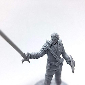 Fantasy Minis 28mm Duelist Rogue Miniature for Tabletop RPG (D&D, DND, Dungeons and Dragons, Pathfinder, Frostgrave)