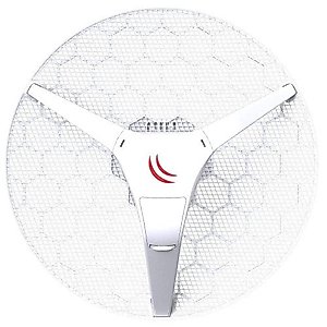 MikroTik LHG HP5 Dual Chain High Power 24.5dBi 5GHz CPE Point-to-Point Integrated Antenna (RBLHG-5HPnD-US)