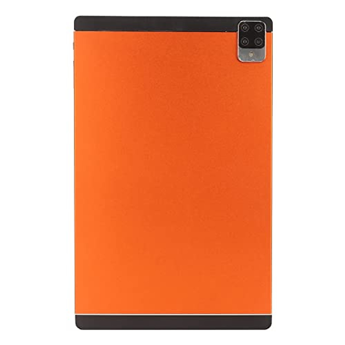 Shanrya HD Tablet, 5800mAh 10.1 Inch Orange Tablet Aluminum Alloy Dual Camera for Family (US Plug)
