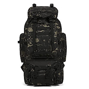 HongXingHai 100L Camping Hiking Backpack,Molle military Tactical rucksack backpack,Waterproof Lightweight Hiking Backpack