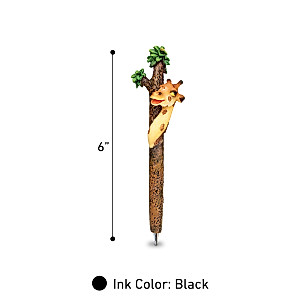 Puzzled CUTE GIRAFFE Planet Pens Resin Ballpoint Writing pen - Zoo Animals/Animals Collection - 6 INCH - Affordable Gift For Kids and Adults - Item #3692