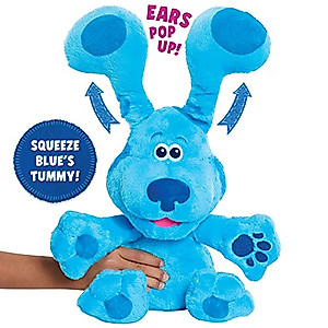 Blue’s Clues & You! Peek-A-Blue, Interactive Barking Peek-A-Boo Stuffed Animal, Dog