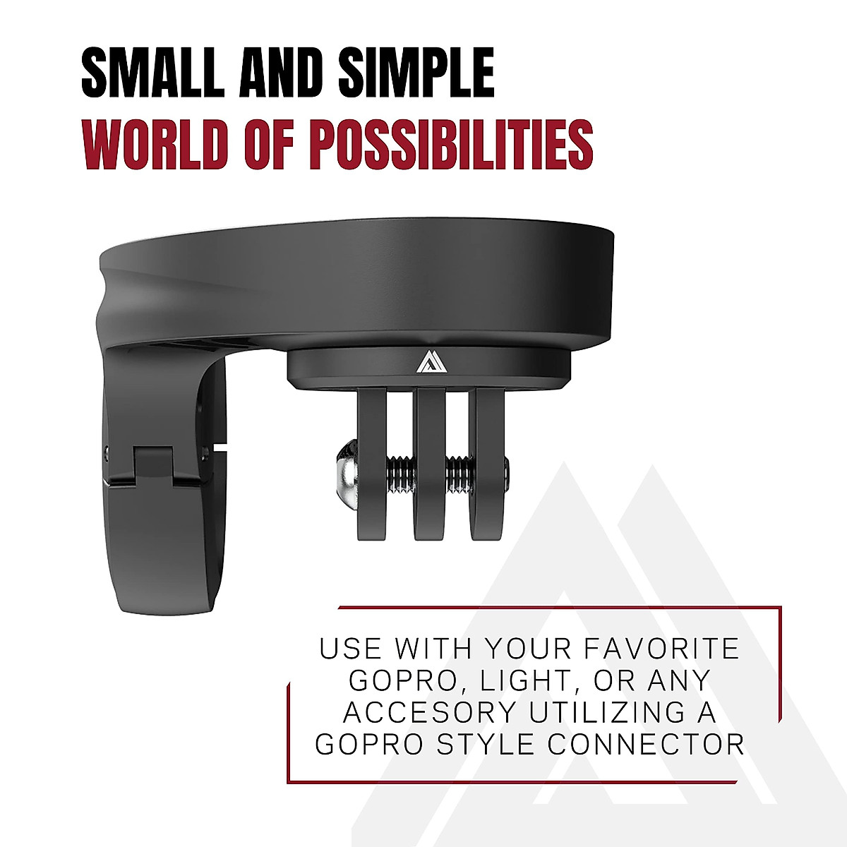 KOM Cycling Aero Garmin Bike Mount from GoPro Adapter for Garmin Bike Mounts and Wahoo Elemnt Mounts Bundle