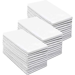 Simpli-Magic 79374 Flour Sack Kitchen Towels, Pack of 14, White