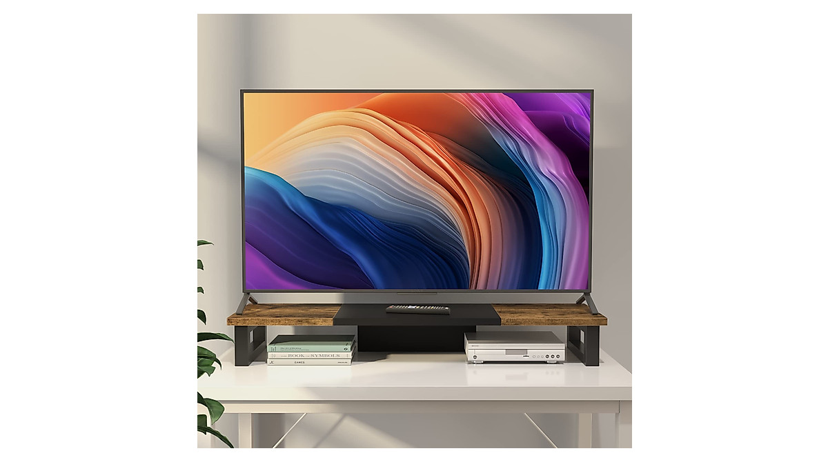 WESTREE Dual Monitor Stand Riser for 2 Monitors - Sturdy & Ergonomic