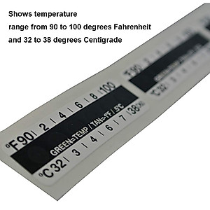 (10 Pack) Temperature Strips for Urine Drug Testing,Measurement Range: 32°C-38°C(not Used as Body Temperature Measuring)