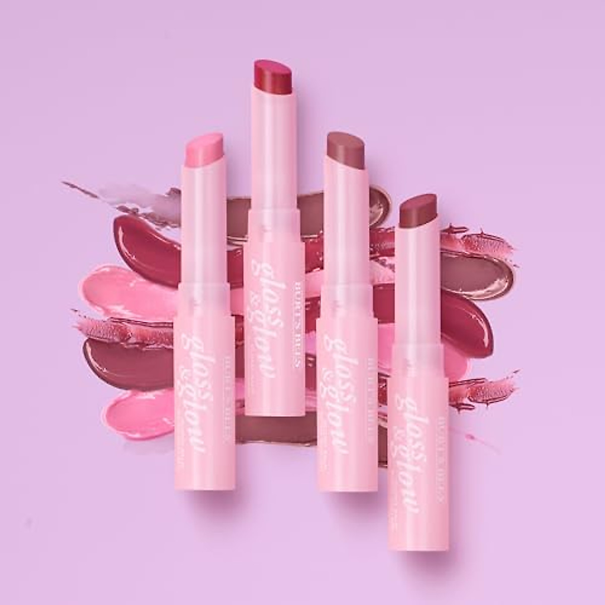 Burts Bees Gloss and Glow Glossy Balm, 100% Natural Origin, Wine Wednesday, 1 Tube