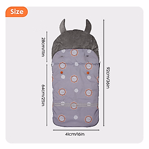 Baby Warm Bunting Bag, Infants Sleeping Bag Winter Car Seat Cover for Baby, Winter Protection for Baby Car Seats and Strollers